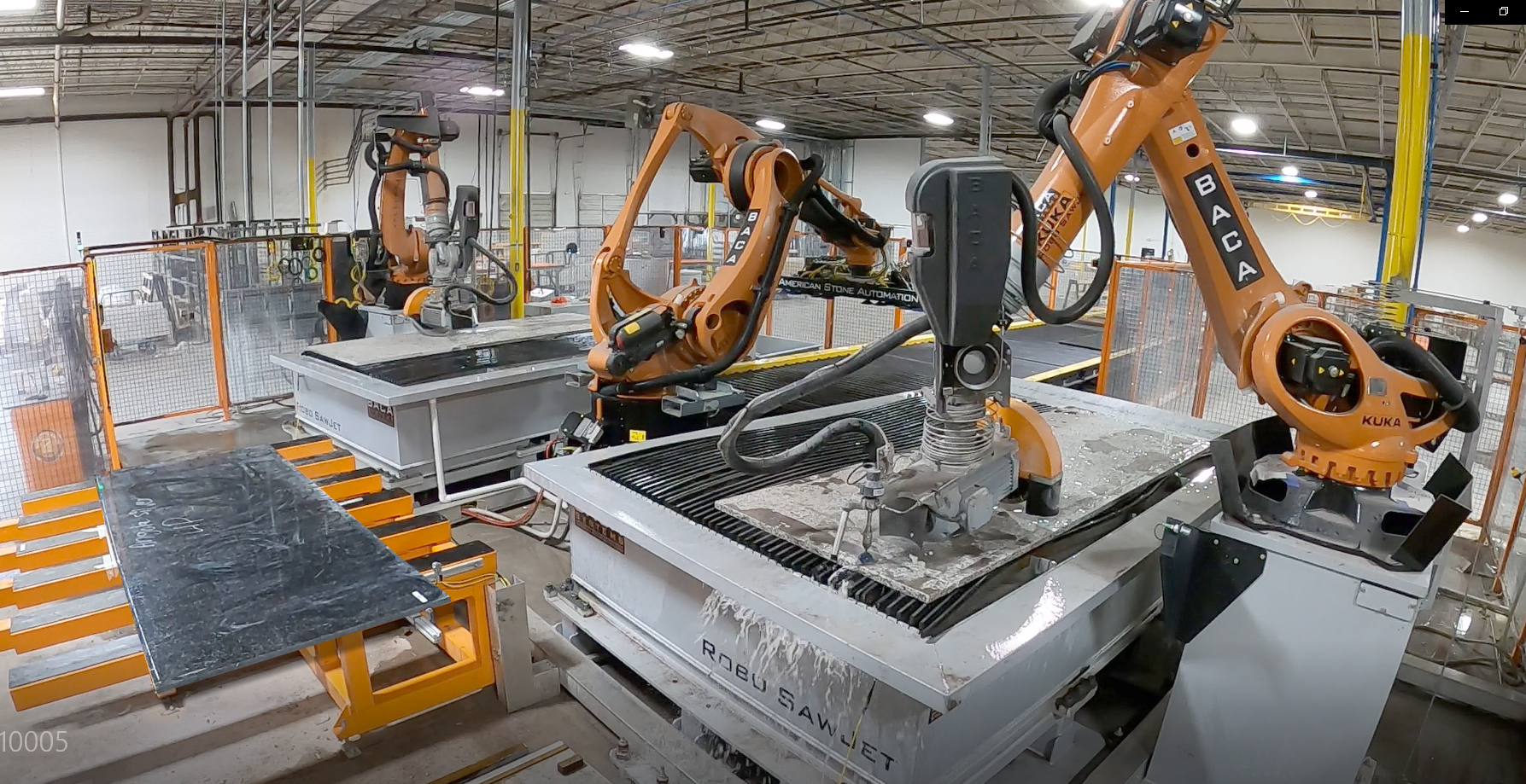 Fully Automated Cutting Line | Stone Fabrication | BACA Systems