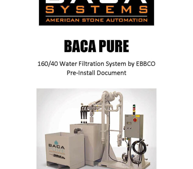 Service and Support | Stone Fabrication Machinery | BACA