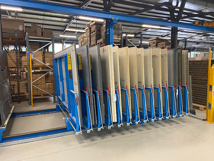 Semi-Auto Tite Rack | Slab Storage Systems | BACA Systems