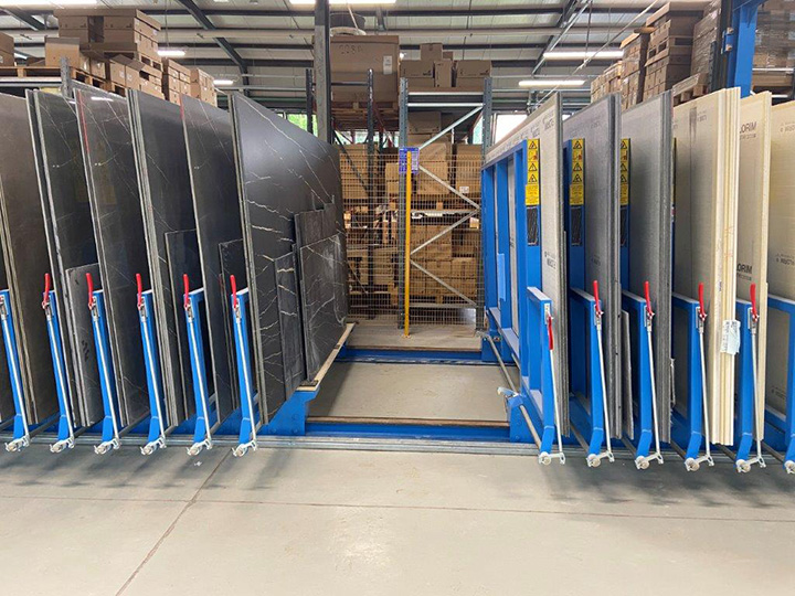 Semi-Auto Tite Rack | Slab Storage Systems | BACA Systems