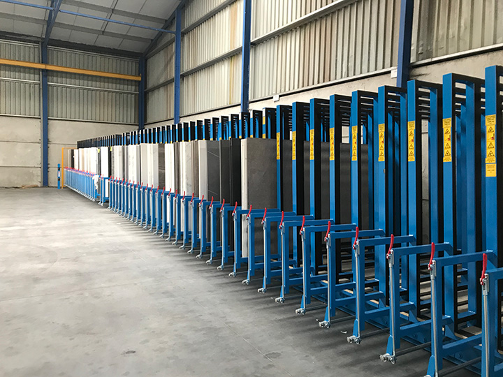 Semi-Auto Tite Rack | Slab Storage Systems | BACA Systems