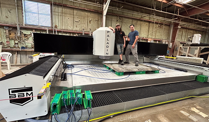 BBM Paladin Router: Stone CNC Router | Stone Polishing | BACA Systems
