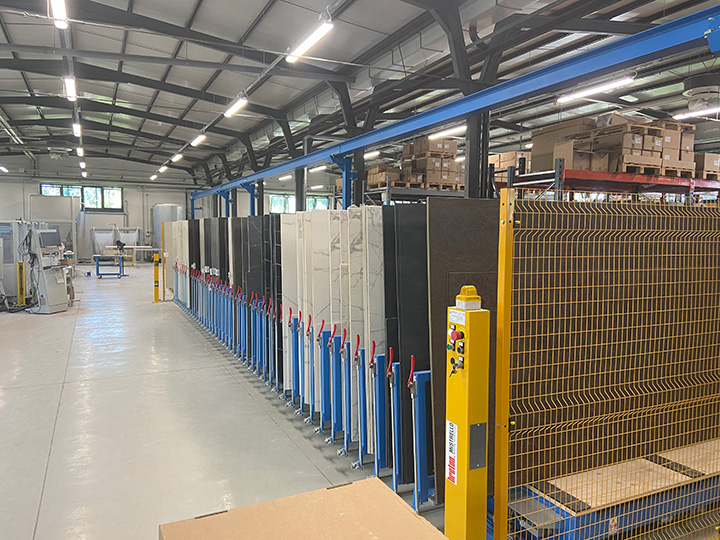 Semi-Auto Tite Rack | Slab Storage Systems | BACA Systems