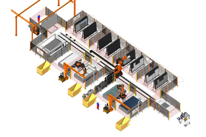 Fully Automated Cutting Line | Stone Fabrication | BACA Systems